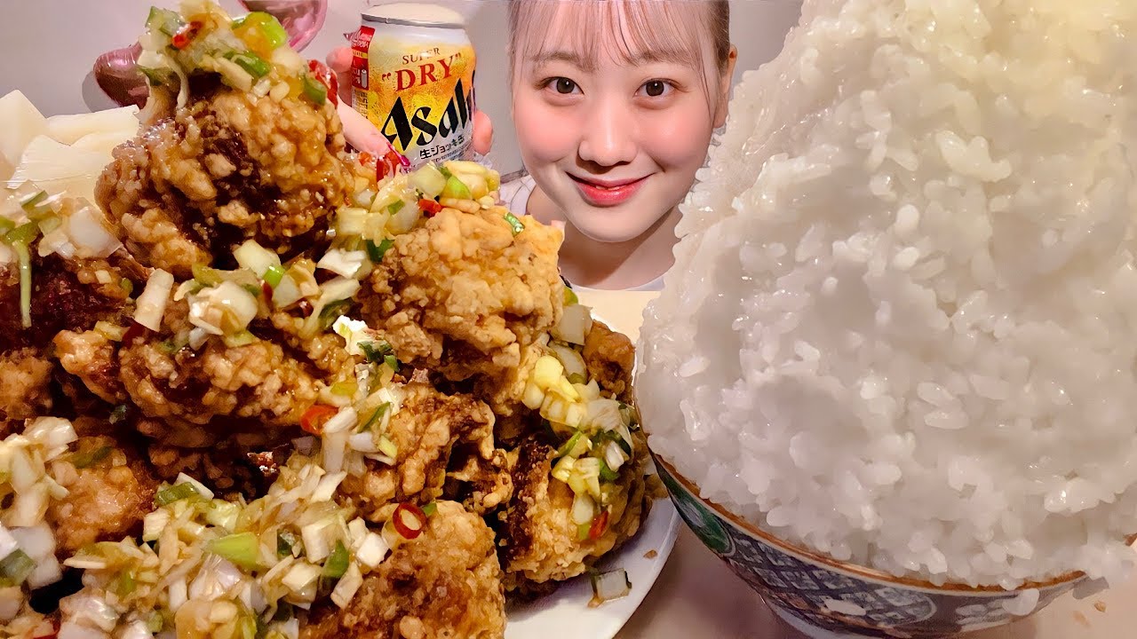 【MIYU ASMR】油淋鶏唐揚げ | まとめん（グルメ）